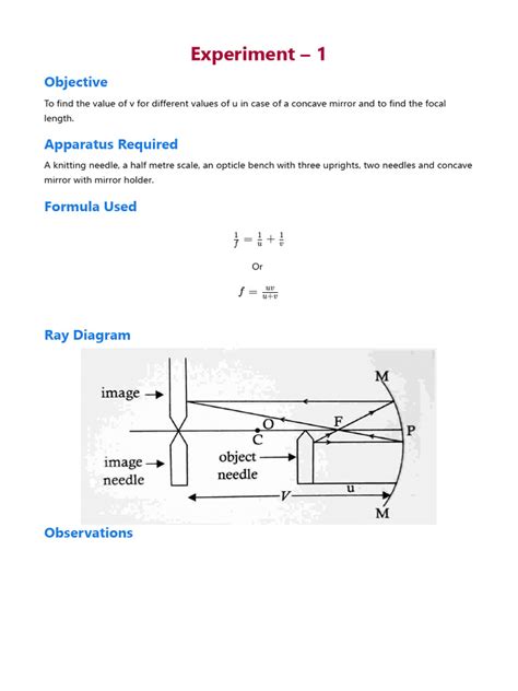 Cbse Class 12 Physics Practical B Exp1 Pdf