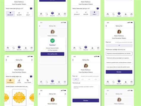 Feedback App Mobile Ui Design By Damla Tufekli On Dribbble