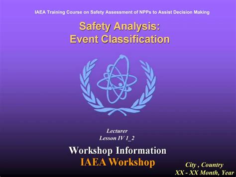 ppt safety analysis event classification powerpoint presentation