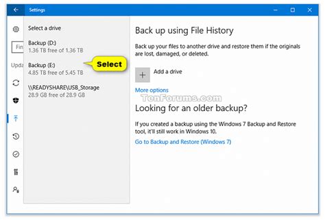 File History Reconnect Your Drive Windows Forums