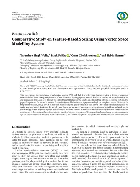 Pdf Comparative Study On Feature Based Scoring Using Vector Space Pdf Comparative Study On Feature Based Scoring Using Vector Space