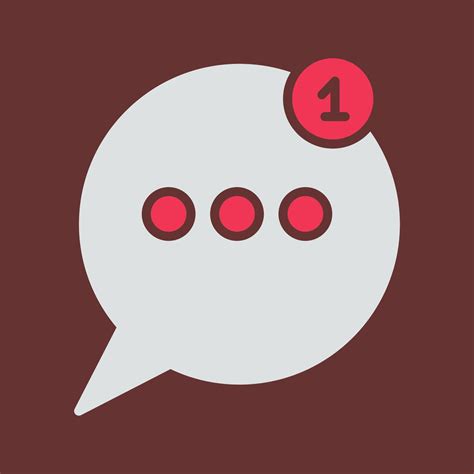 Message Bubbles Vector Icon 41805974 Vector Art At Vecteezy