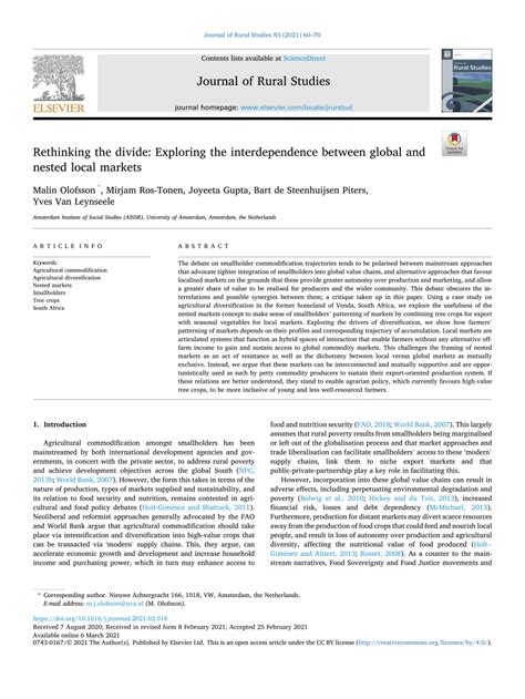 PDF Rethinking The Divide Exploring The Interdependence Between