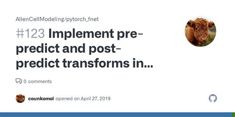 Implement Pre Predict And Post Predict Transforms In Fnet Model Issue