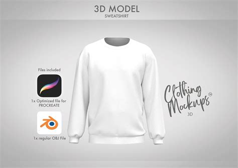 3d Streetwear Pack Procreate Obj And Blender Etsy