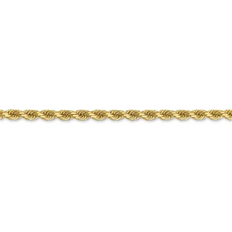 14k 35mm Dc Rope With Lobster Clasp Chain The Gold Store