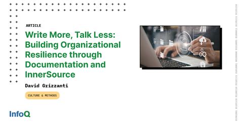 Write More Talk Less Building Organizational Resilience Through