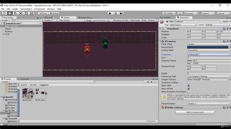48 Main Camera Pixel Perfect Curso Unity Y C 2019 Parte 48 Youtube