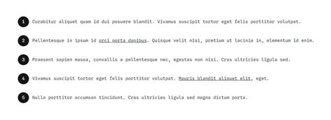 Numbered Checklist Avada Studio