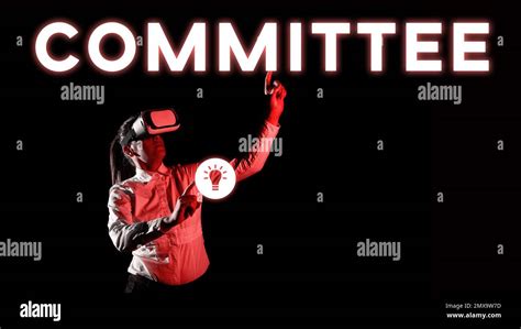 Conceptual Display Committee Business Concept Group Of People Appointed For A Specific Function