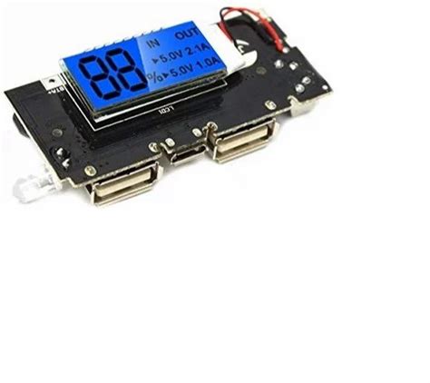 Dual Usb 5v 1a 2 1a Mobile Power Bank 18650 Battery Charger Pcb Module Board Rs 160 At Rs 160