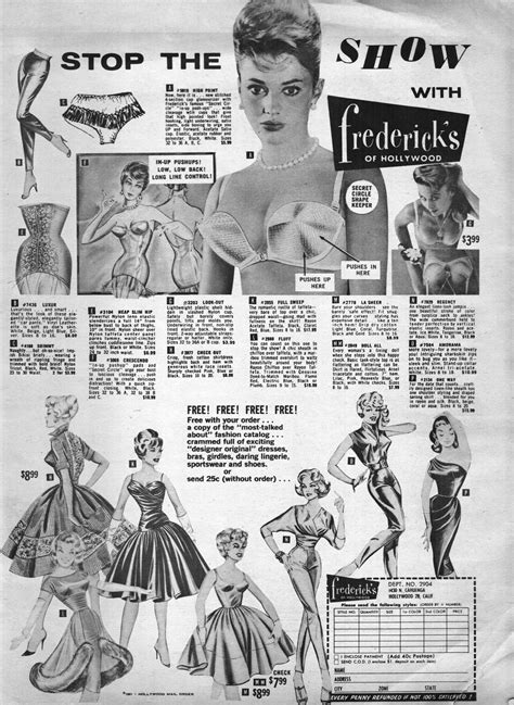 Pin On 🗄️ V Fredericks Of Hollywood Catalog 🪞