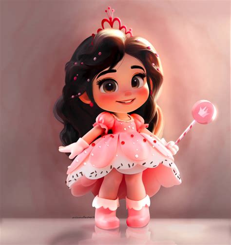 Vanellope Princess V2 By Artistsncoffeeshops On Deviantart