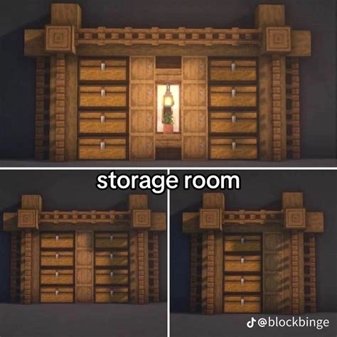 Minecraft Storage Room