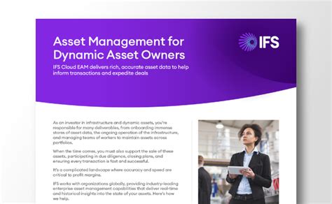 Asset Management For Dynamic Asset Owners