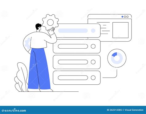 Big Data Tools Abstract Concept Vector Illustration Stock Vector Illustration Of Line Flat