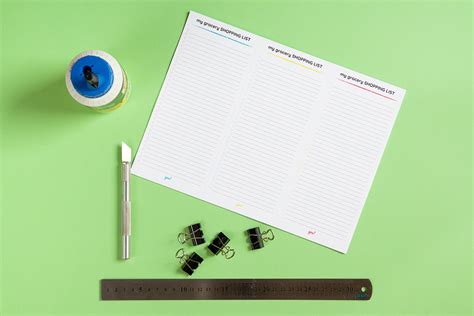 Make Your Own Notepad Free Shopping List Printable