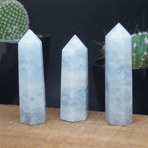 Celestit Tårn Krystalhulen Krystaller Sten Krystalbutik Krystal