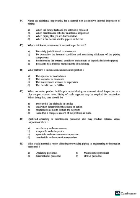P Api Exam Questions Piping Quiz Api Exam Questions Piping Quiz Studocu