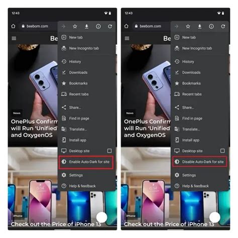 Windows How Can I Enable Disable The Dark Theme On A Per Site Basis In Google Chrome Super