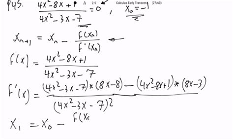 SOLVED Newton S Method Fails Explain Why The Method Fails And If