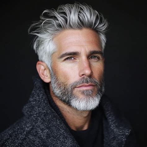 Embracing The Salt And Pepper Look For Men With Graying Hair Men With Grey Hair Older Men