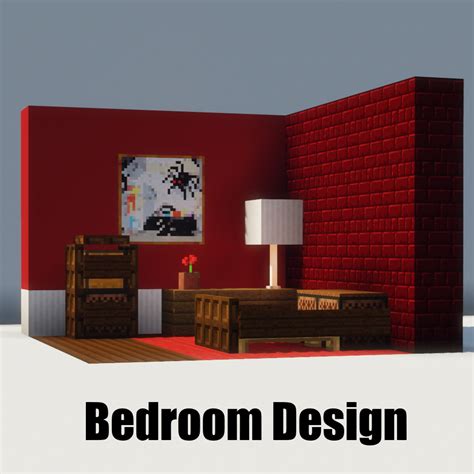 Minecraft Room Ideas Red