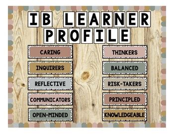 IB Learner Profile Bulletin Board By Babes And Learning TPT