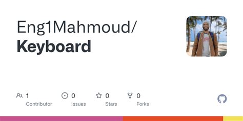 Github Eng1mahmoudkeyboard