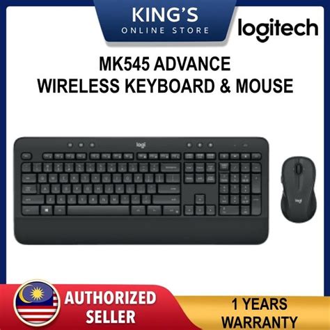 Logitech Mk545 Advanced Wireless Keyboard And Mouse Combo Lazada