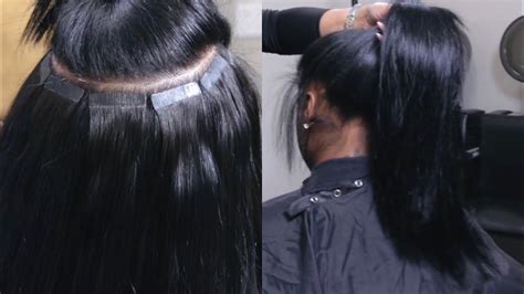 How To Install Tape In Extensions Tutorial Artofit