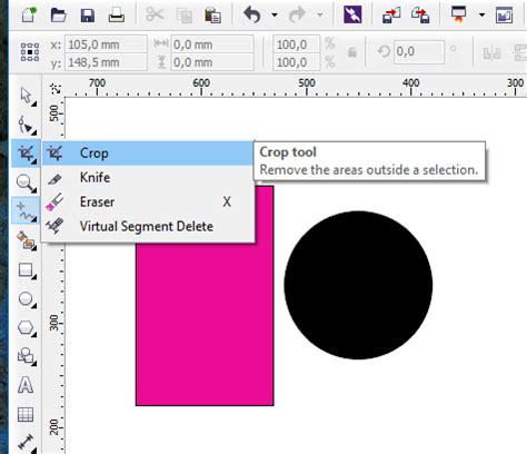 Cara Crop Gambar Pada CorelDRAW Simentik