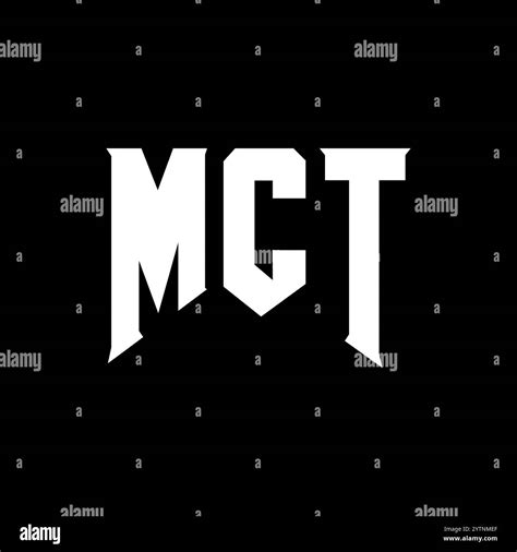MCT Letter Logo Design For Technology Company MCT Logo Design Black