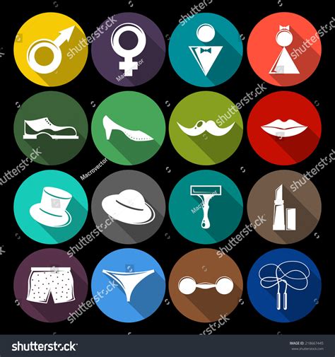 Human Sex Gender Symbols Restroom Flat Stock Vector Royalty Free Shutterstock