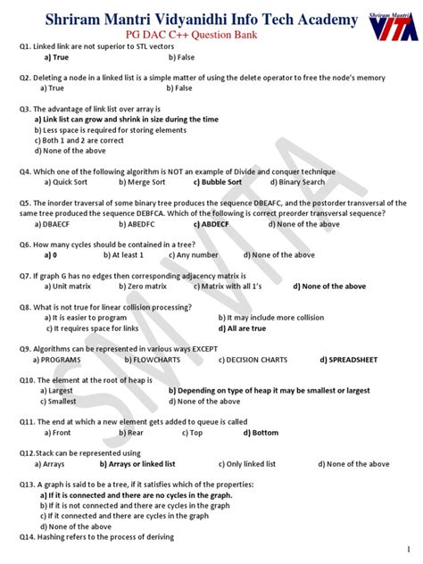 Data Structure Feb18 Pdf C Programming Language Pointer