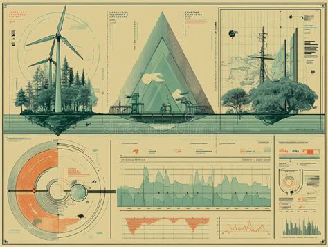 Infographic Poster Communicating Environmental Data Through Graphs And