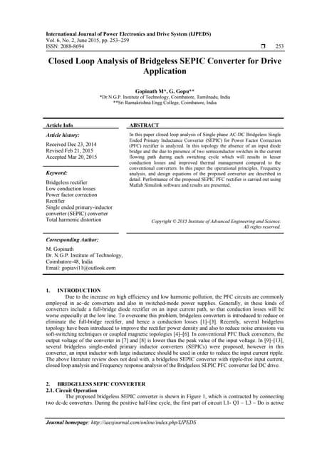 Irjet Closed Loop Control Of Non Isolated Positive Output Buck Boost Dc Dc Converter Pdf