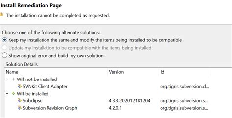 Svn Plugin Not Available For Eclipse New Version2022 9 Stack Overflow