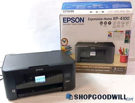 Epson Expression Home Xp-4100 All-in-one Inkjet Printer | ShopGoodwill.com