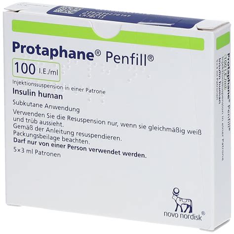 Protaphane® Penfill® 100 Ieml 5x3 Ml Mit Dem E Rezept Kaufen Shop