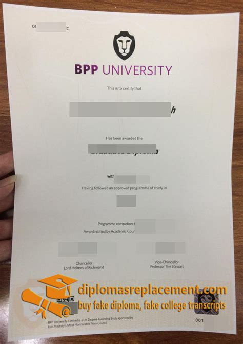 Where To Purchase A Fake Bpp University Diploma Replacement