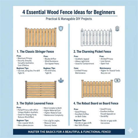 4 Wood Fence Ideas Proven And Essential