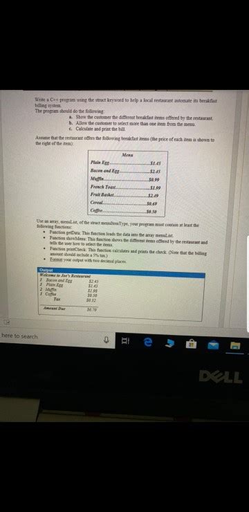 Solved Write A C Program Using The Struct Keyword To Help A