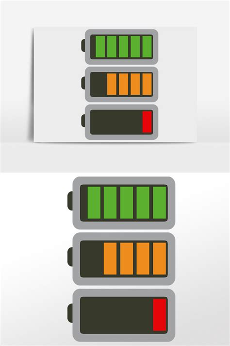 3300 배터리 잔량 표시 아이콘 벡터 Ui 재료 아이콘 일러스트 Png And Psd 무료 다운로드 Pikbest