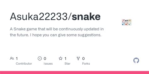 GitHub Asuka Snake A Snake Game That Will Be Continuously Updated In The Future I Hope