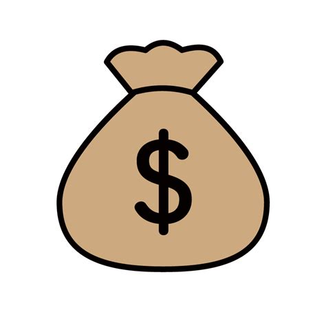 가방에 돈의 그림 무료 일러스트 소재집 Kukukeke