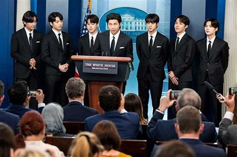 Bts Visit The White House For Special Meeting With President Biden