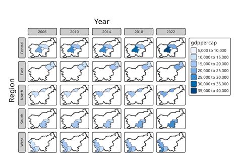 16 Facets Spatial Data Visualization With Tmap