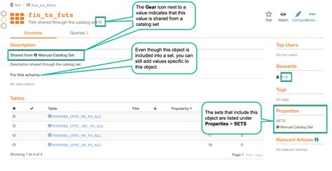 Catalog Sets — Alation User Guide