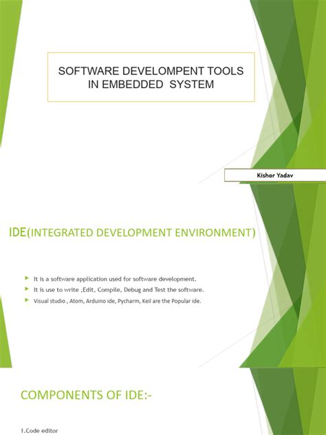 Software Develompent Toolsembedded System Pdf Source Code Compiler